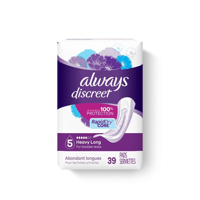 Always Discreet, Heavy Coverage, Long Pads | HDIS