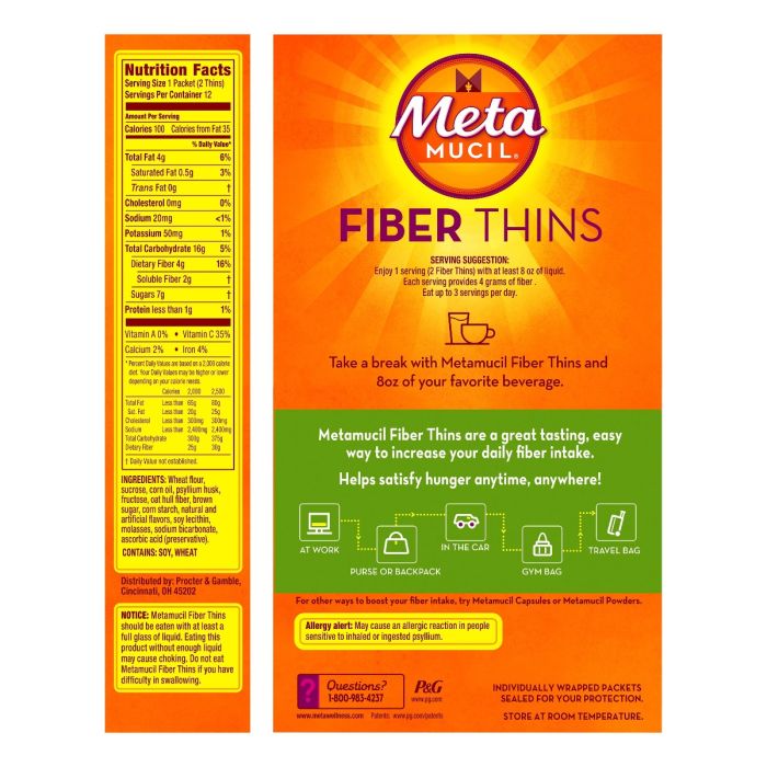 Metamucil Label