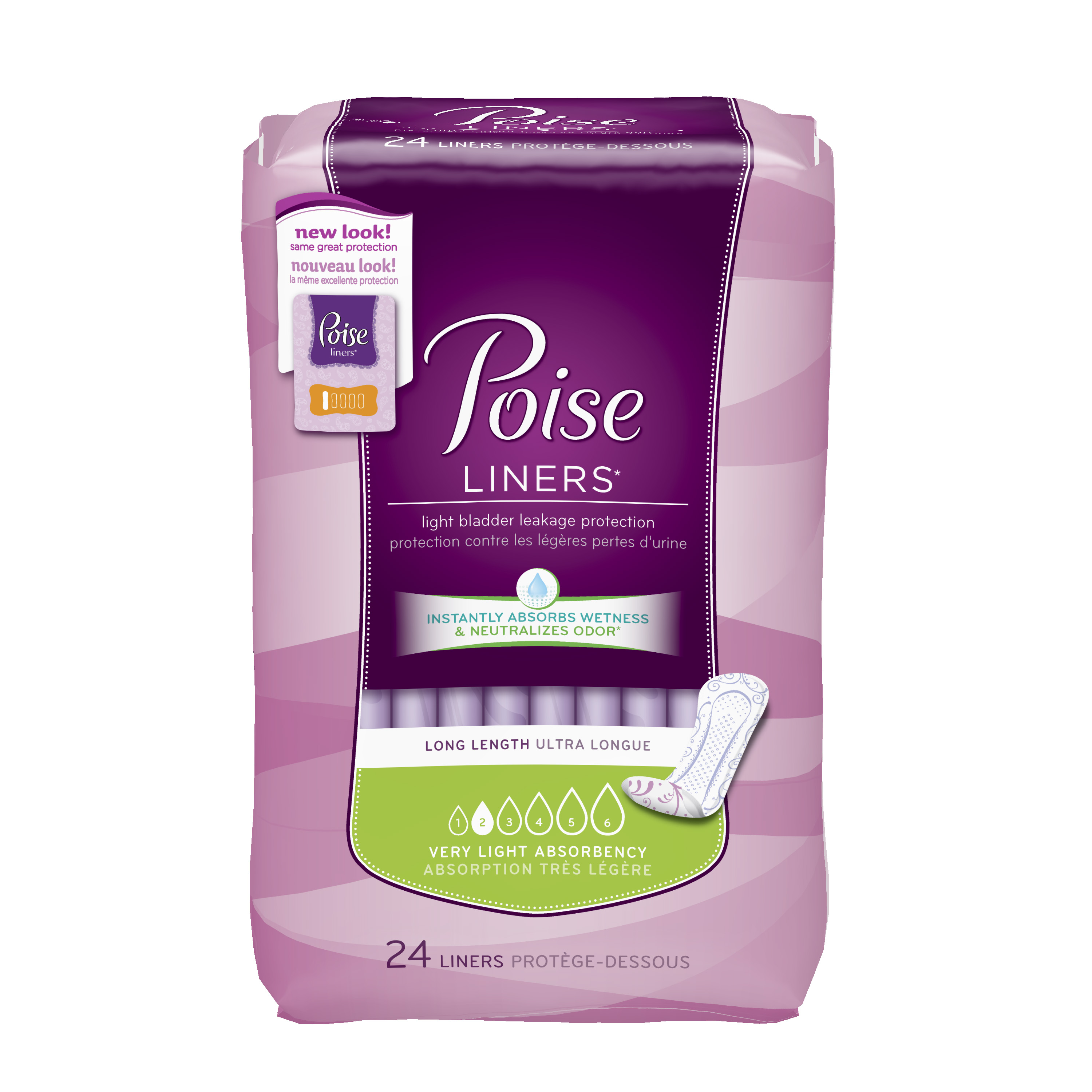 Poise Pantiliners Long | Topchat